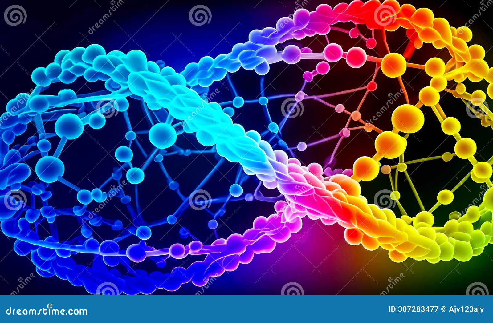 A Highly Coloured Image of Scientific Molecular and Nuclear Fusion ...
