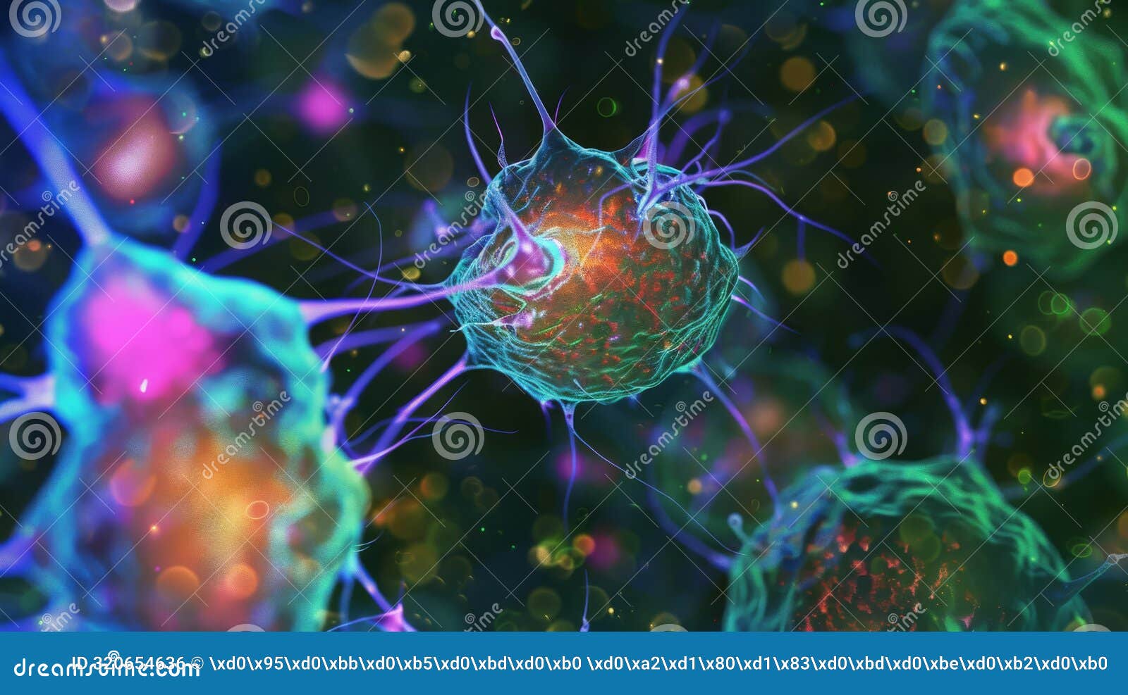 Artistic Interpretation of a Human Face Intertwined with Molecular ...