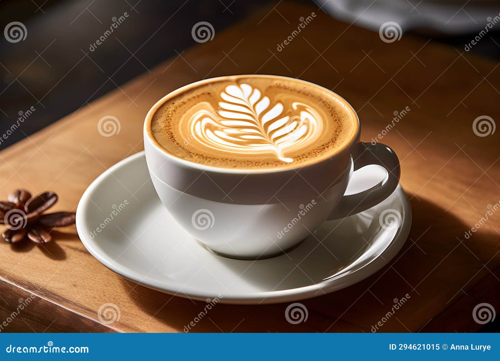 An Artistic Latte: the Perfect Blend of Taste and Beauty Stock ...