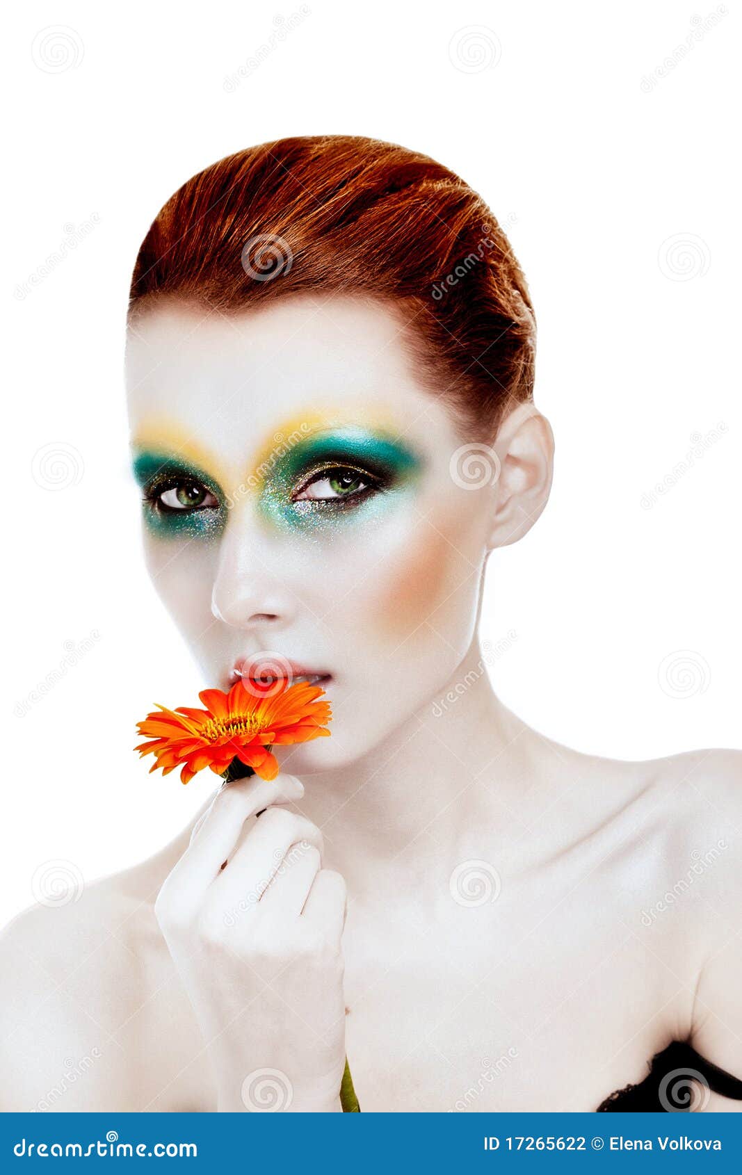 Artistic make-up stock photo. Image of diva, eyes, background - 17265622
