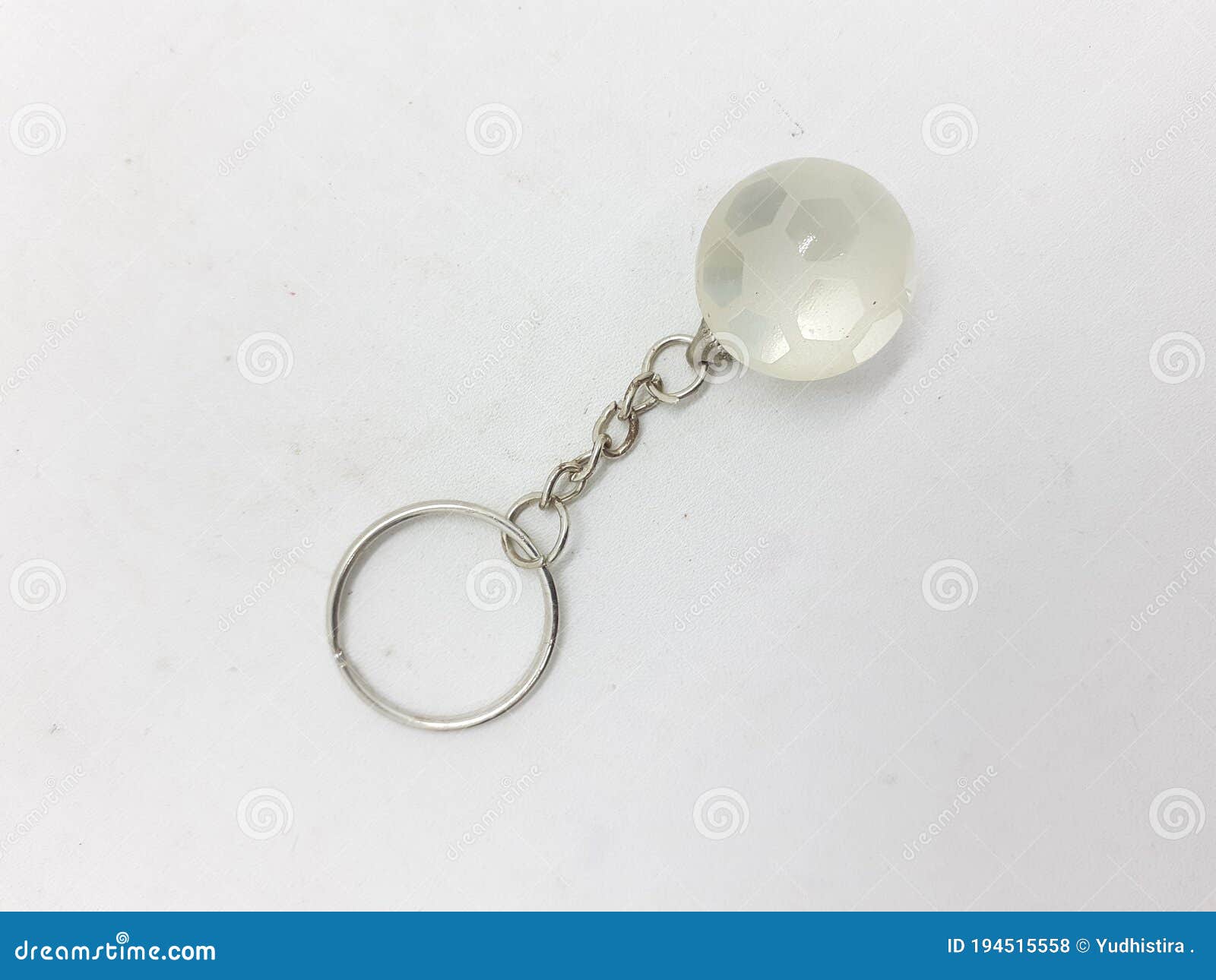 Artistic Modern Key Chain for Accessories in White Isolated Background ...