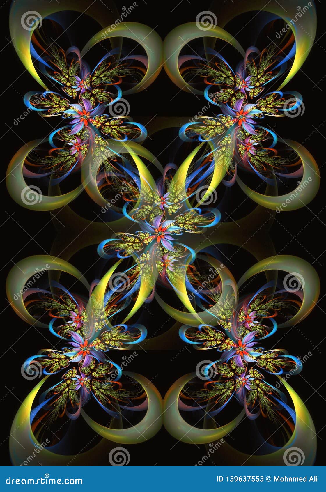 Artistic Multicolored Computer Generated Fractals of an Exotic ...