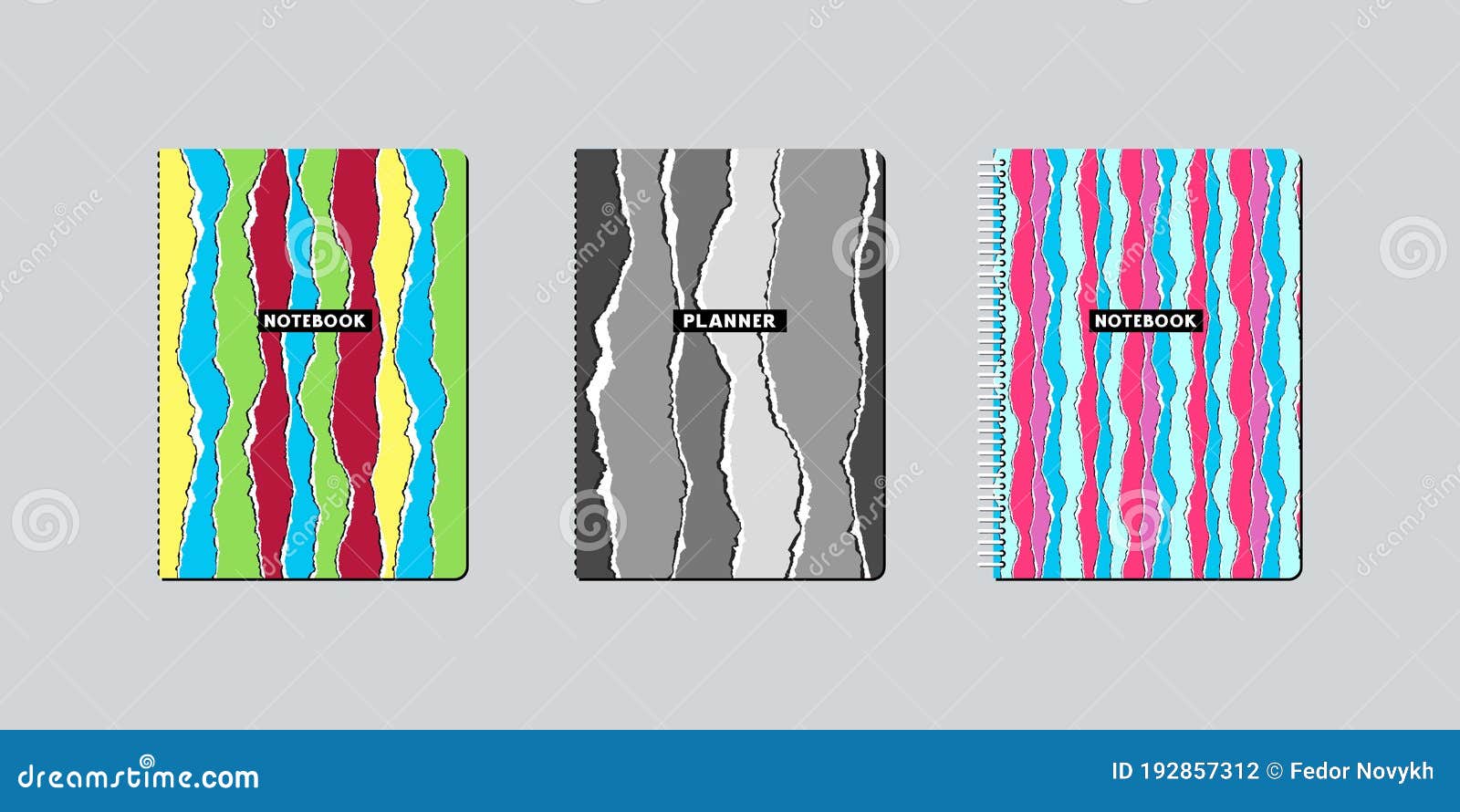 Artistic Notebook Covers Design Stock Vector - Illustration of design ...