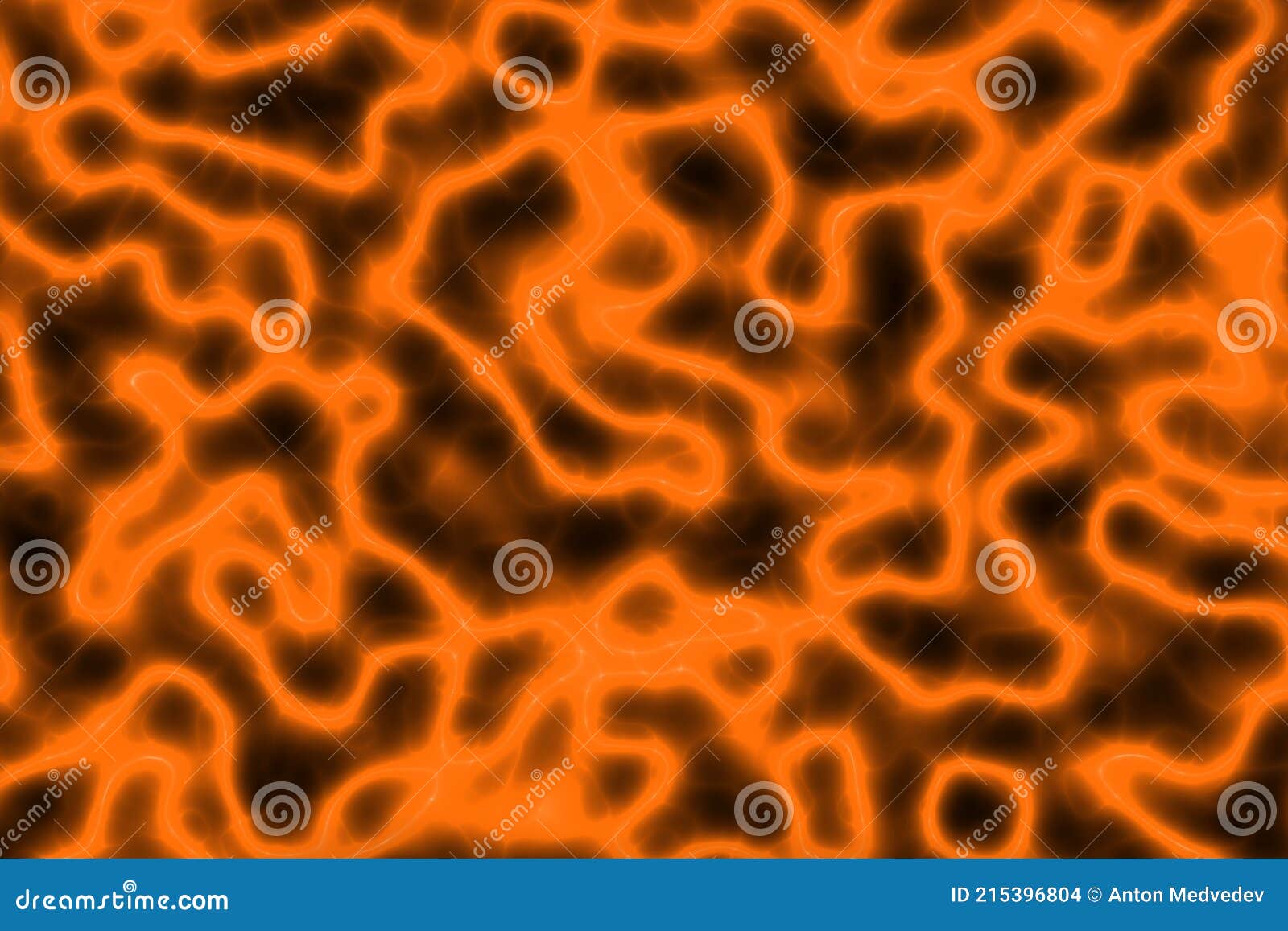 Artistic Orange Luminous Energetic Cg Texture Illustration Stock ...