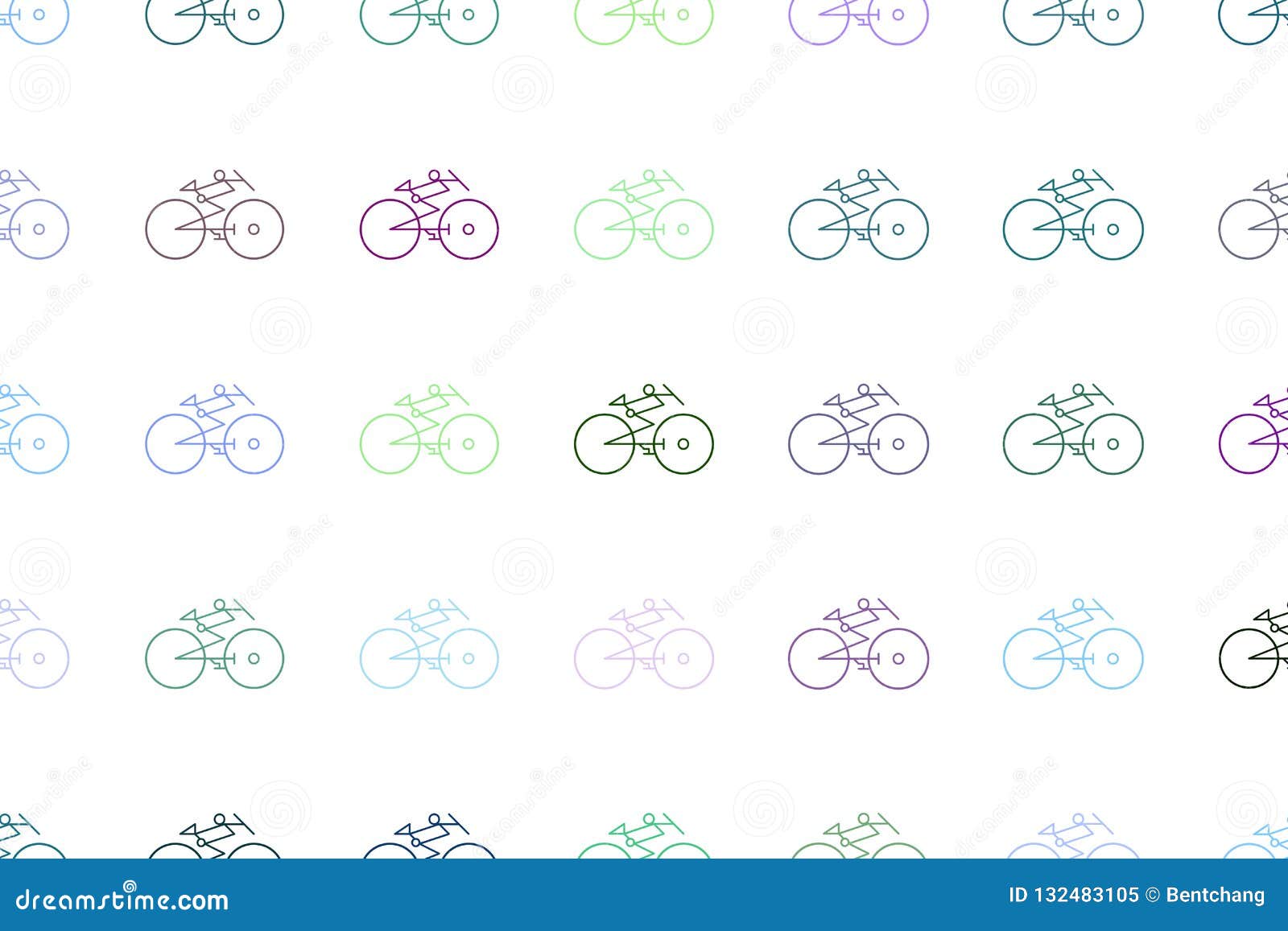 Artistic Outline of Bicycle Hand Drawn Background Abstract. Surface ...