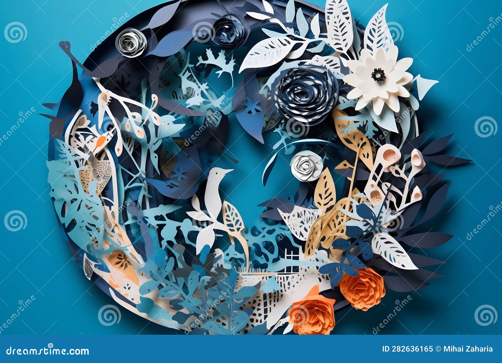 Artistic Paper Cut Collage of Upcycled Materials Transformed into ...