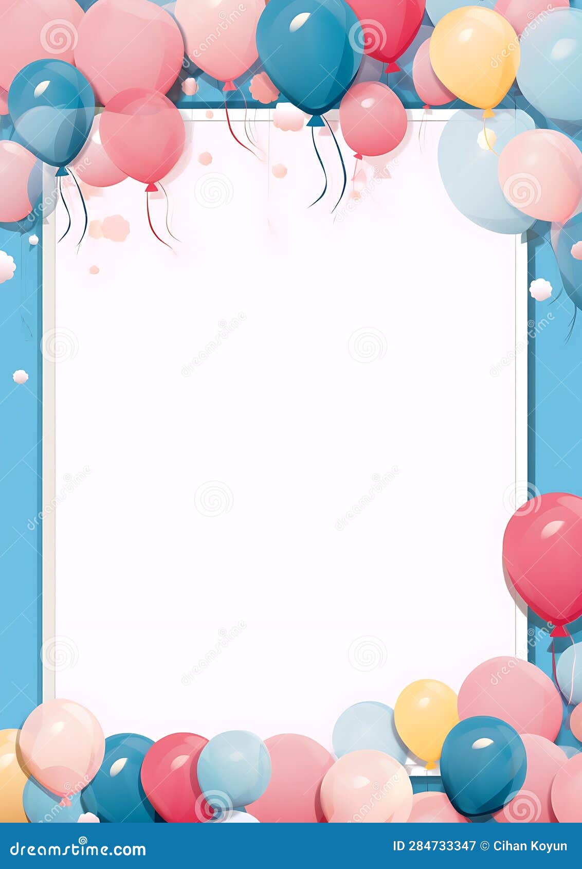 Artistic party frames stock illustration. Illustration of water - 284733347