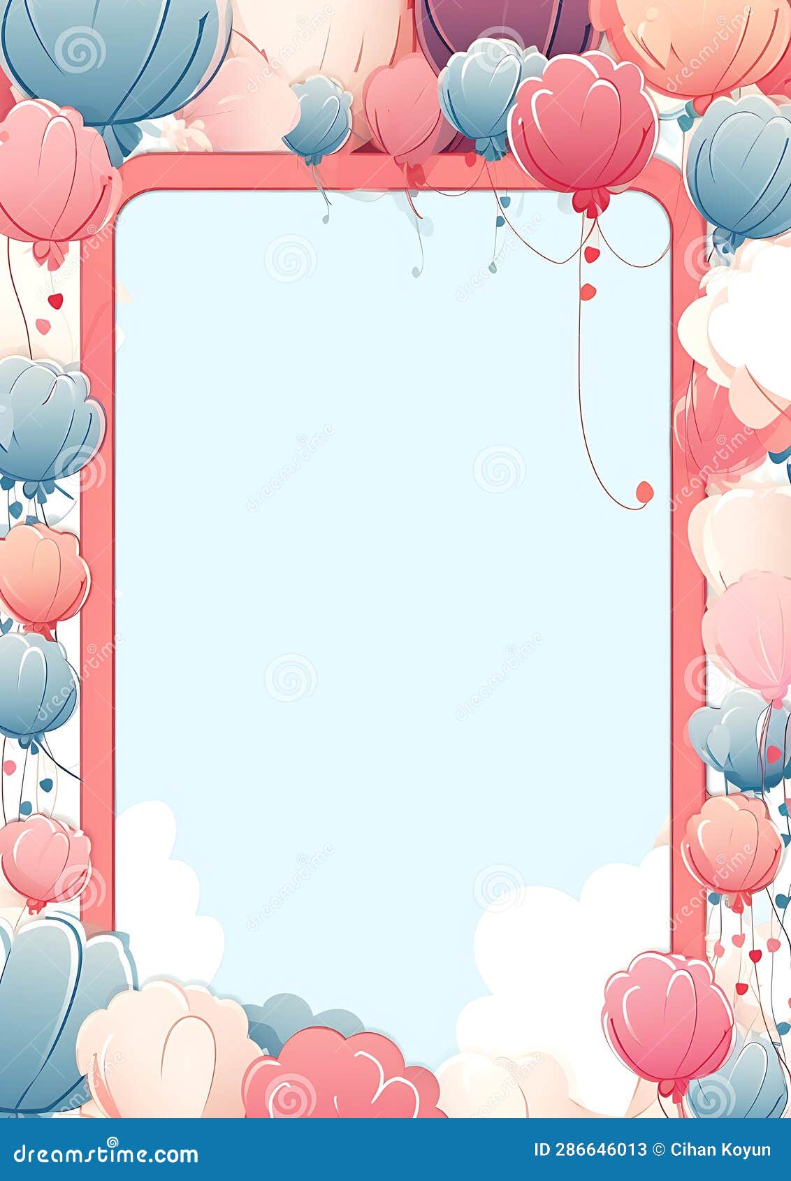Artistic party frames stock illustration. Illustration of water - 286646013