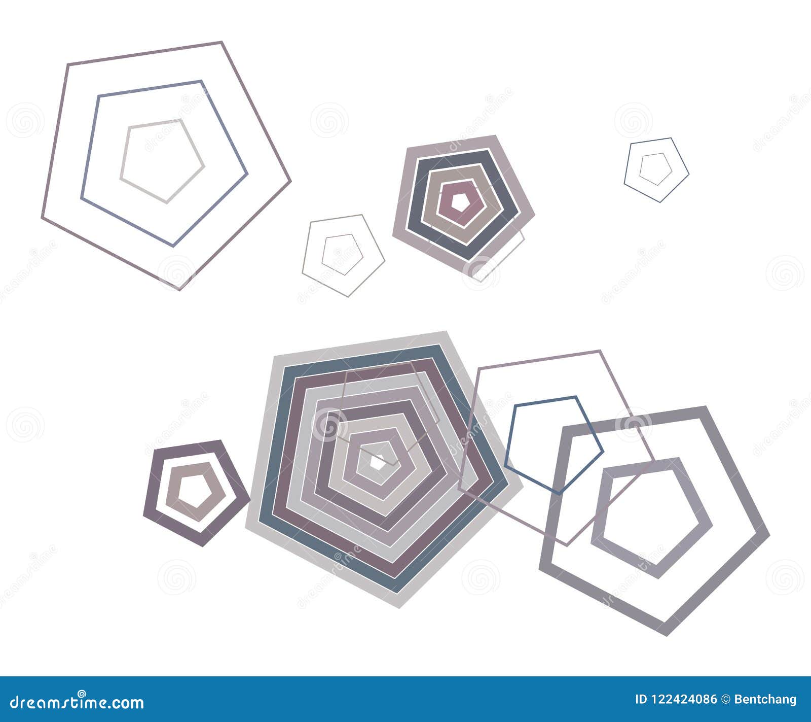 Artistic Pentagon Background Pattern Abstract. Canvas, Graphic, Repeat ...