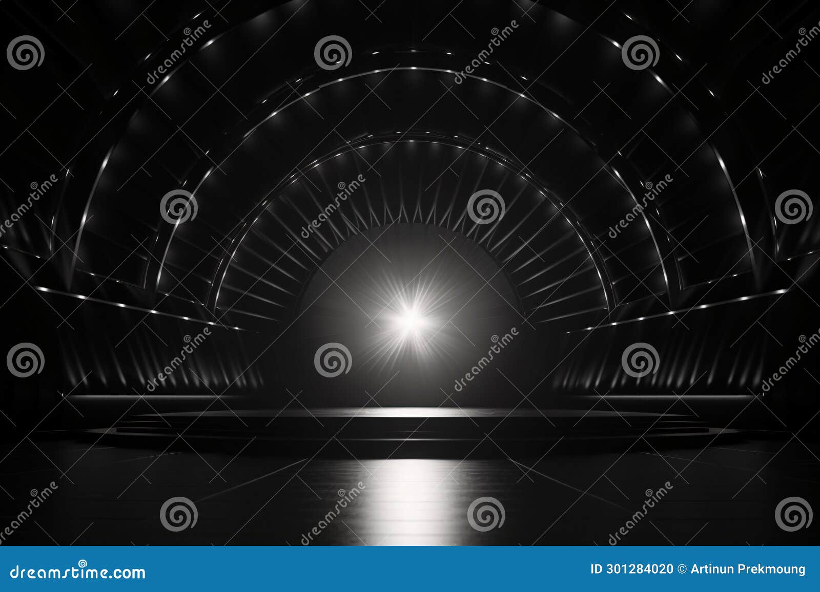 Artistic Performances Stage Light Background With Spotlight Illuminated ...
