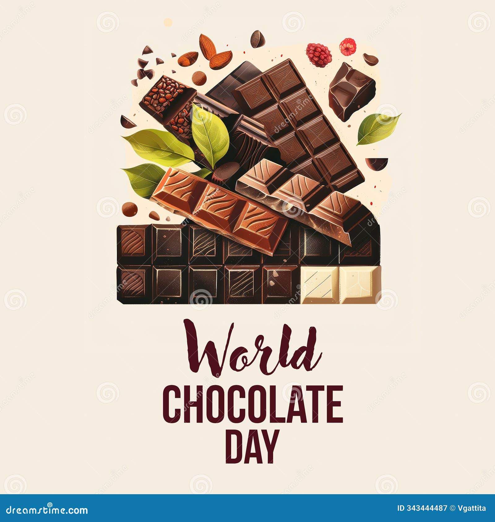 Artistic Presentation of Chocolates and Ingredients on a World ...