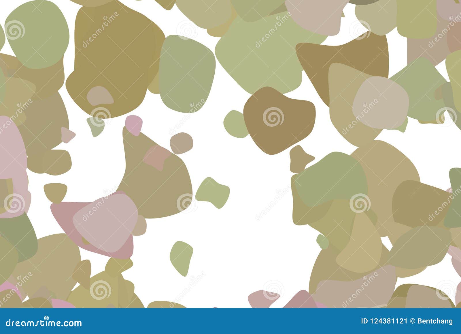 Artistic Random Rounded Shapes Background Pattern Abstract. Wallpaper ...