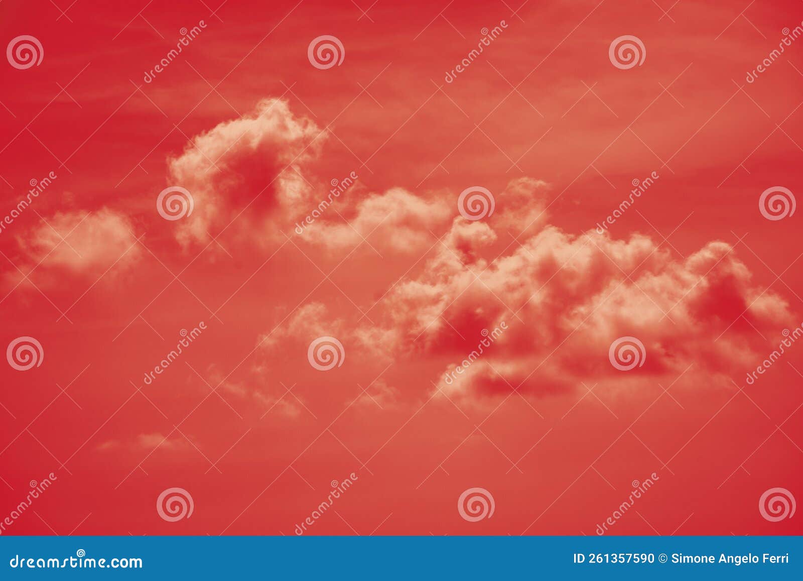 Artistic red cloud sky stock photo. Image of nature - 261357590