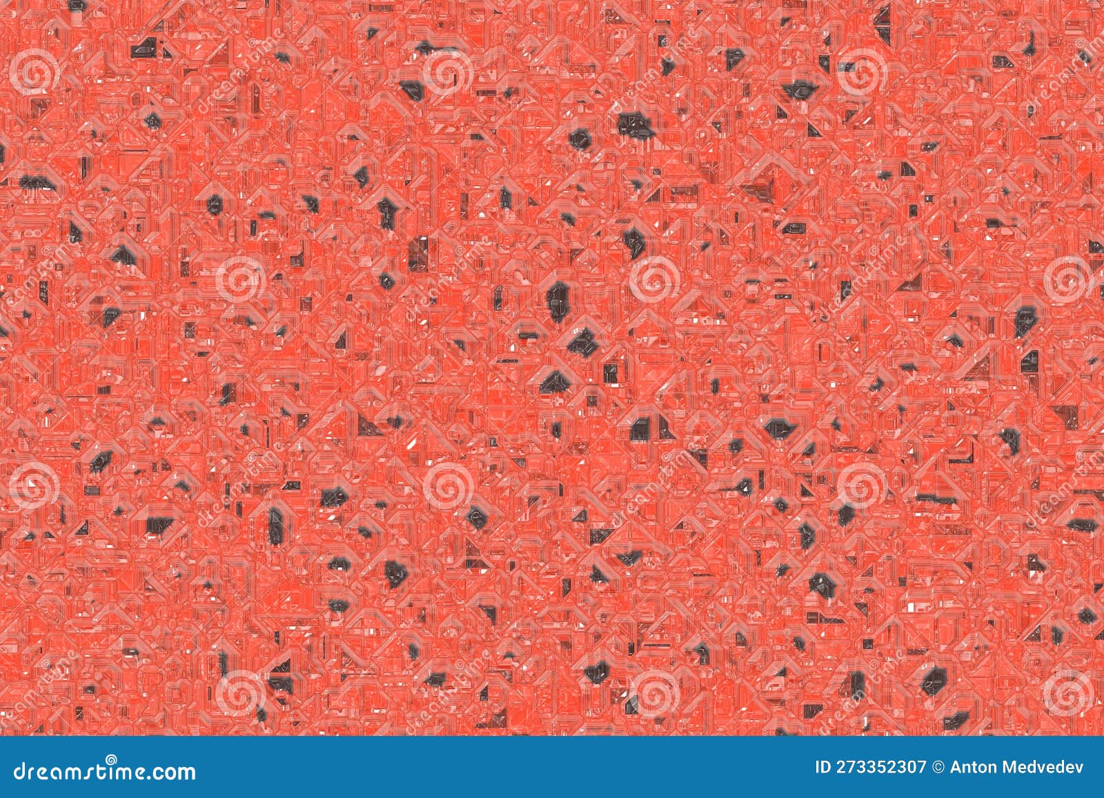 Artistic Red Computer Crystalline Template Computer Graphic Texture ...
