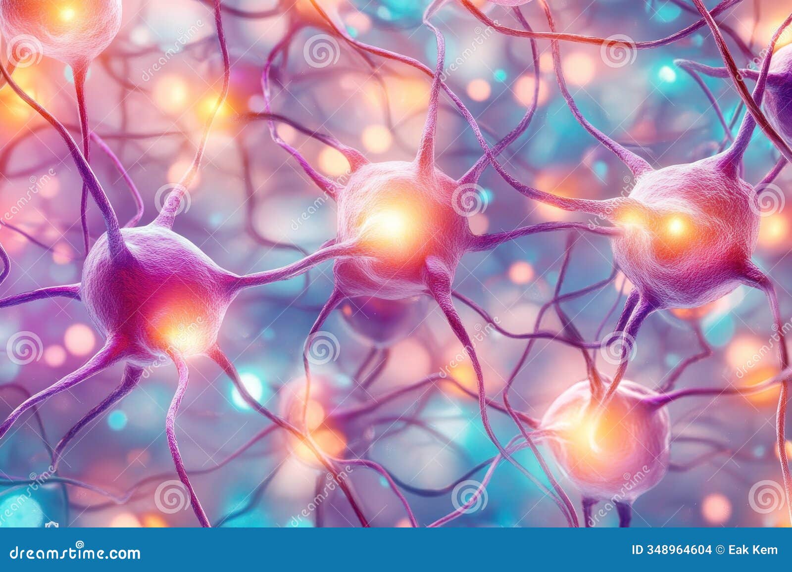 Artistic Rendering Of Glowing Neuron Pathways Forming Mnemonic Patterns ... Artistic Rendering Of Glowing Neuron Pathways Forming Mnemonic Patterns ...