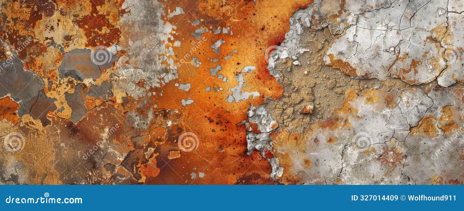 An Artistic Rendering of a Surface with Rust and Marble Textures ...
