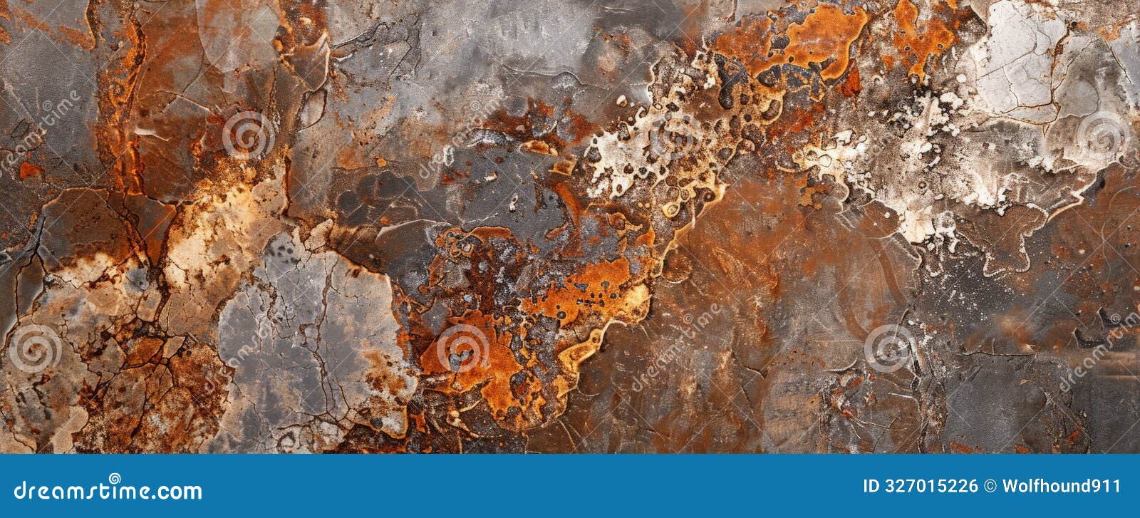 An Artistic Rendering of a Surface with Rust and Marble Textures ...