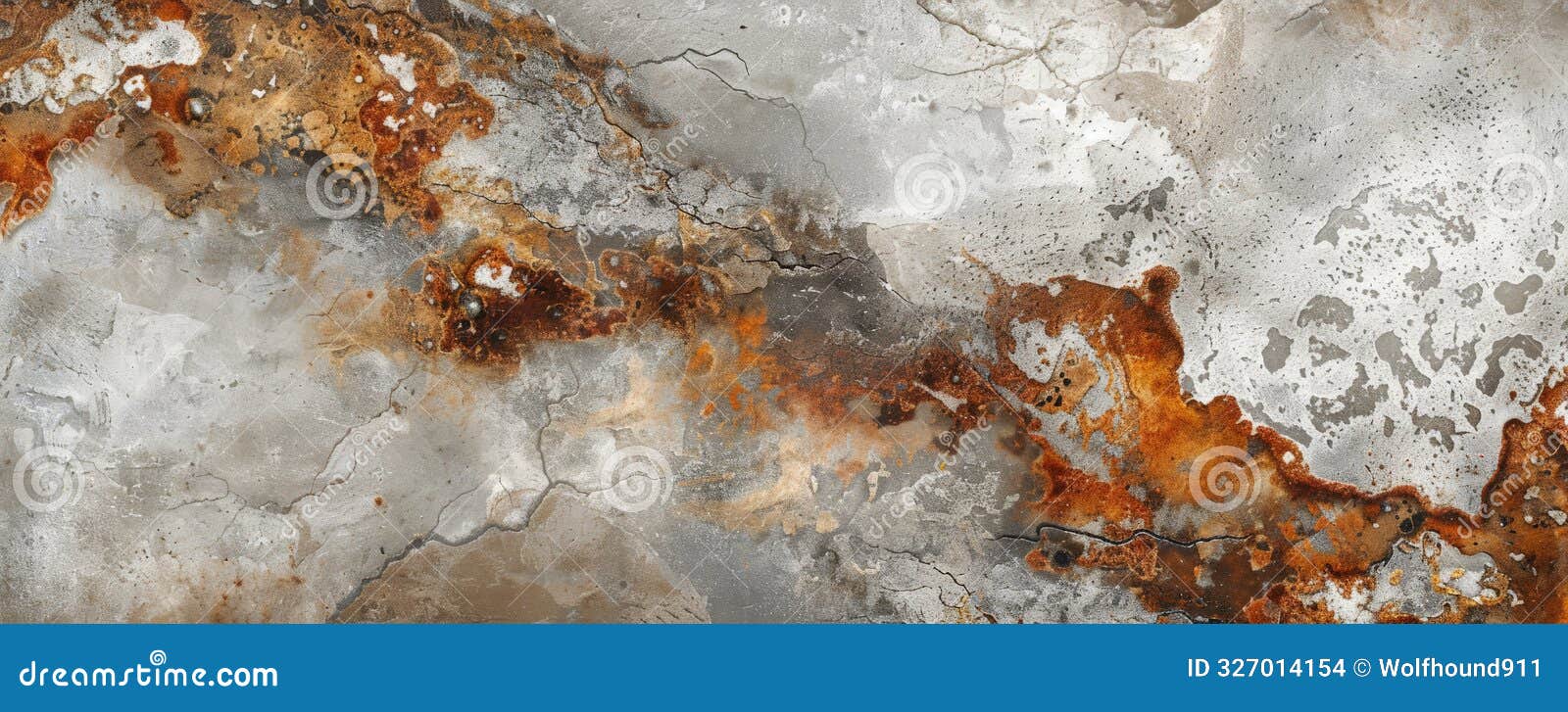 An Artistic Rendering of a Surface with Rust and Marble Textures ...