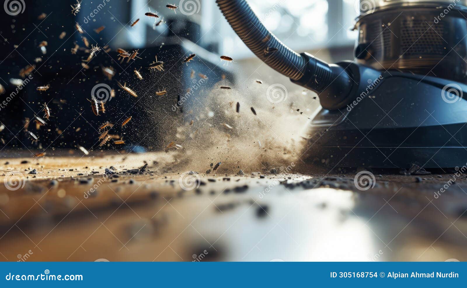 Artistic Dust Capture, Vacuum in Action Wallpaper, Generative Ai Stock ...