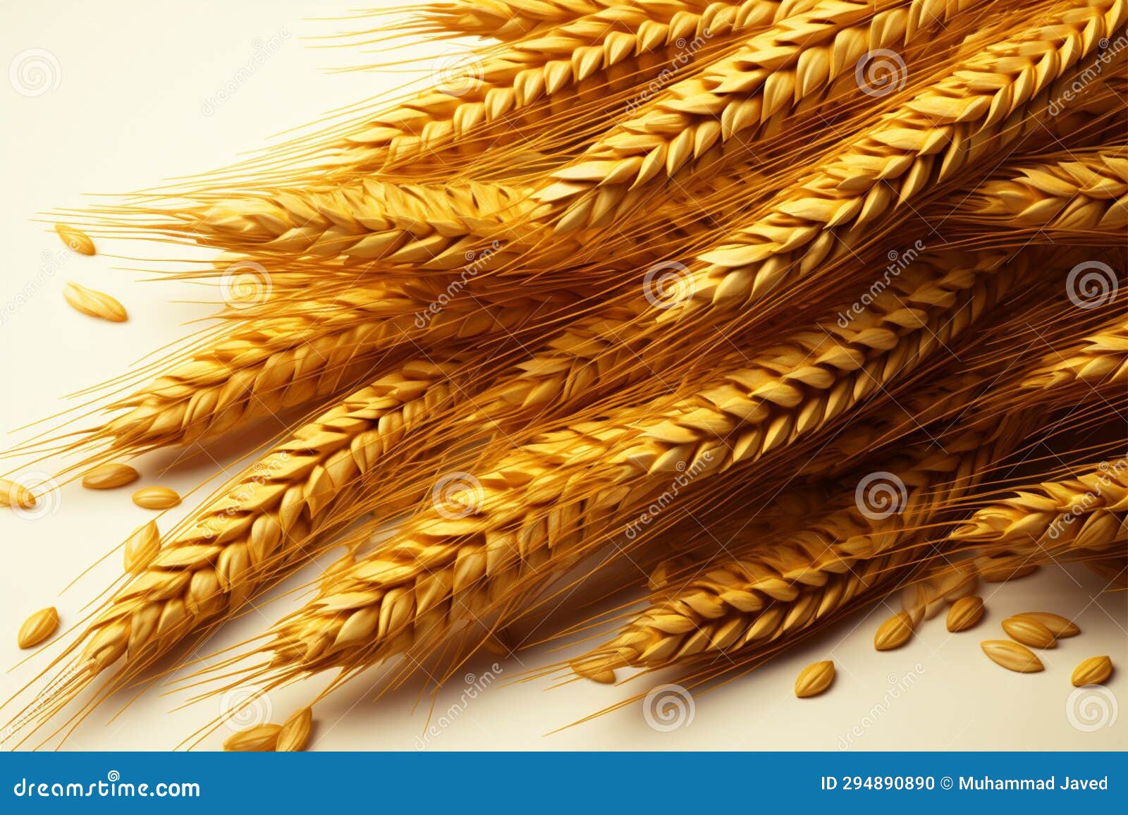 An Artistic Representation of Grains in a Captivating Illustration ...