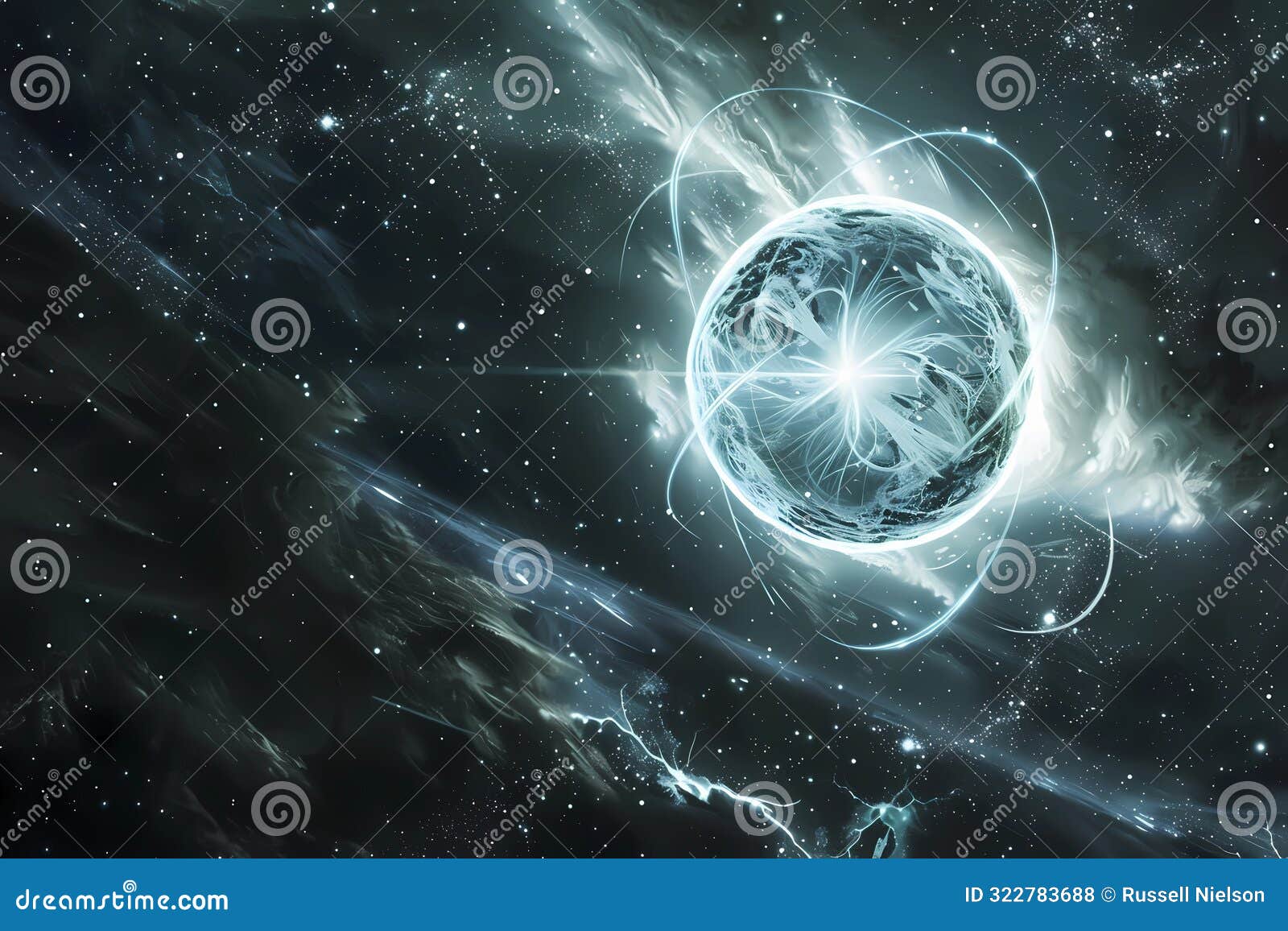 An Artistic Representation Of A Magnetar In Space Captures The ...
