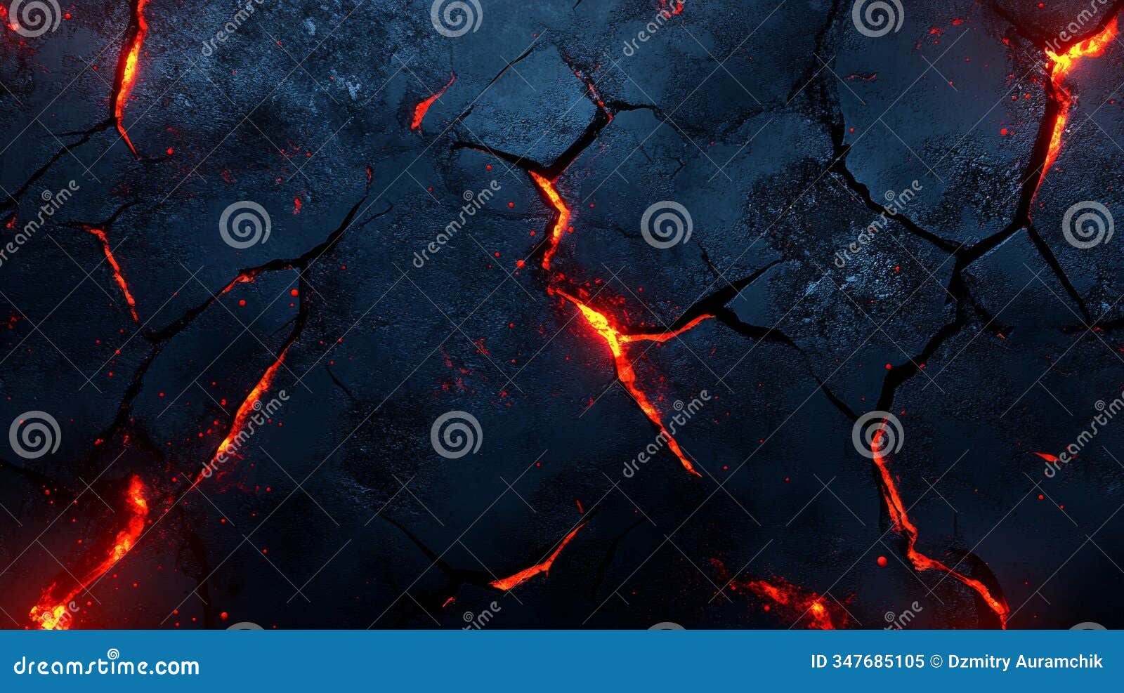 An Artistic Representation of Molten Lava, Emphasizing Glowing Colors ...