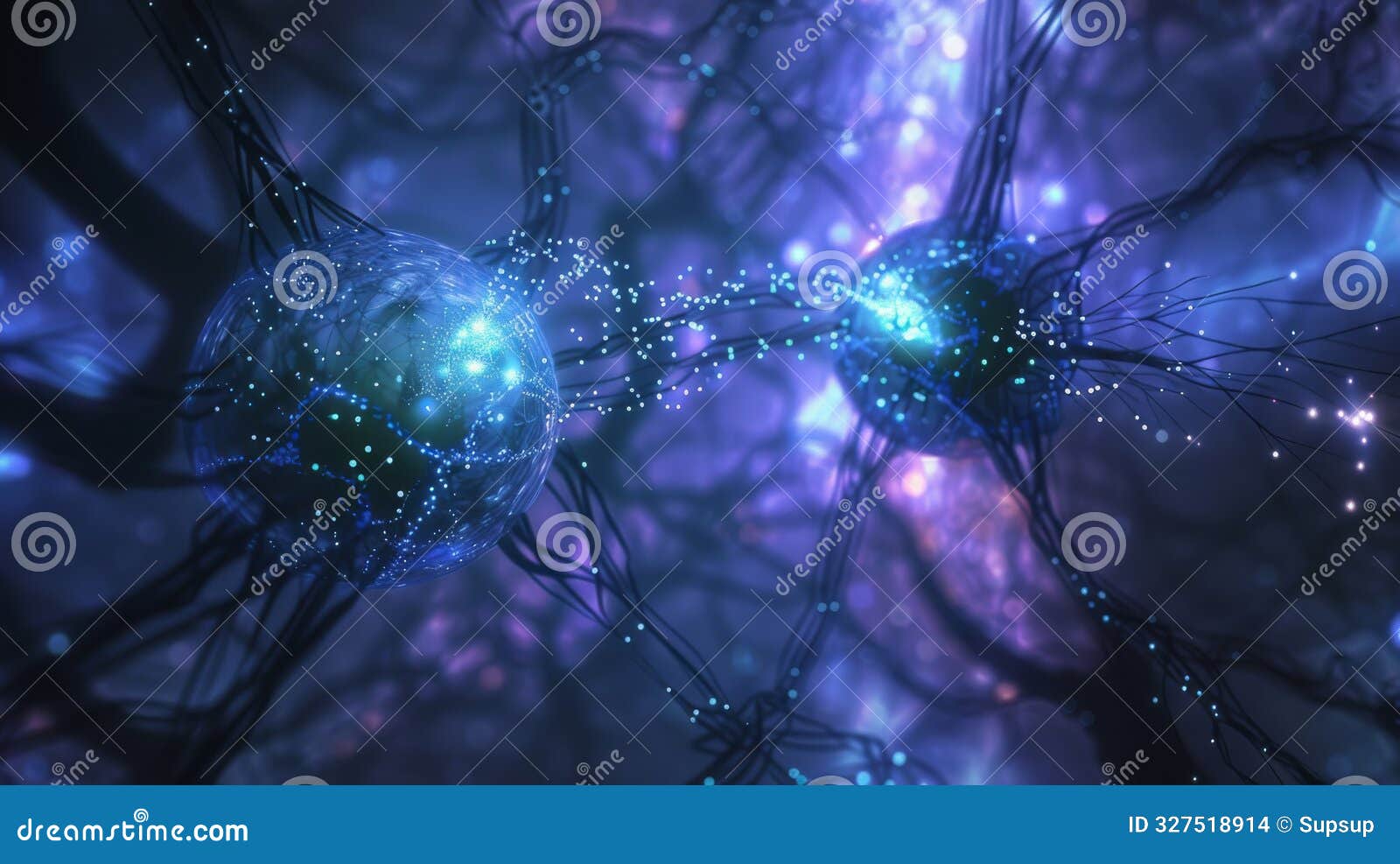 Artistic Representation of Quantum Entanglement with Neural Connections ...