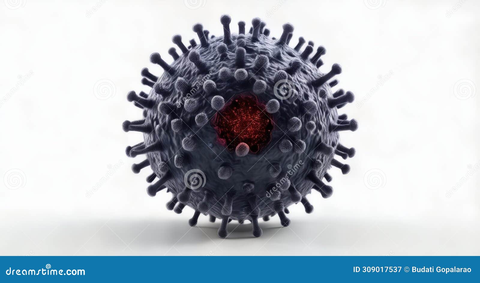 An Artistic Representation of a Virus, Symbolizing the Unseen Threat of ...