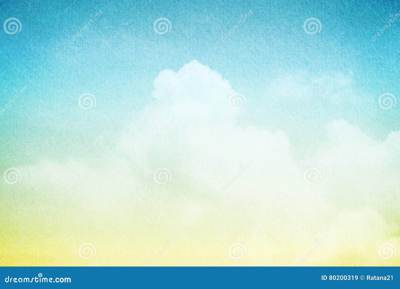 Artistic Sky and Cloud with Gradient Color and Grunge Texture Stock ...