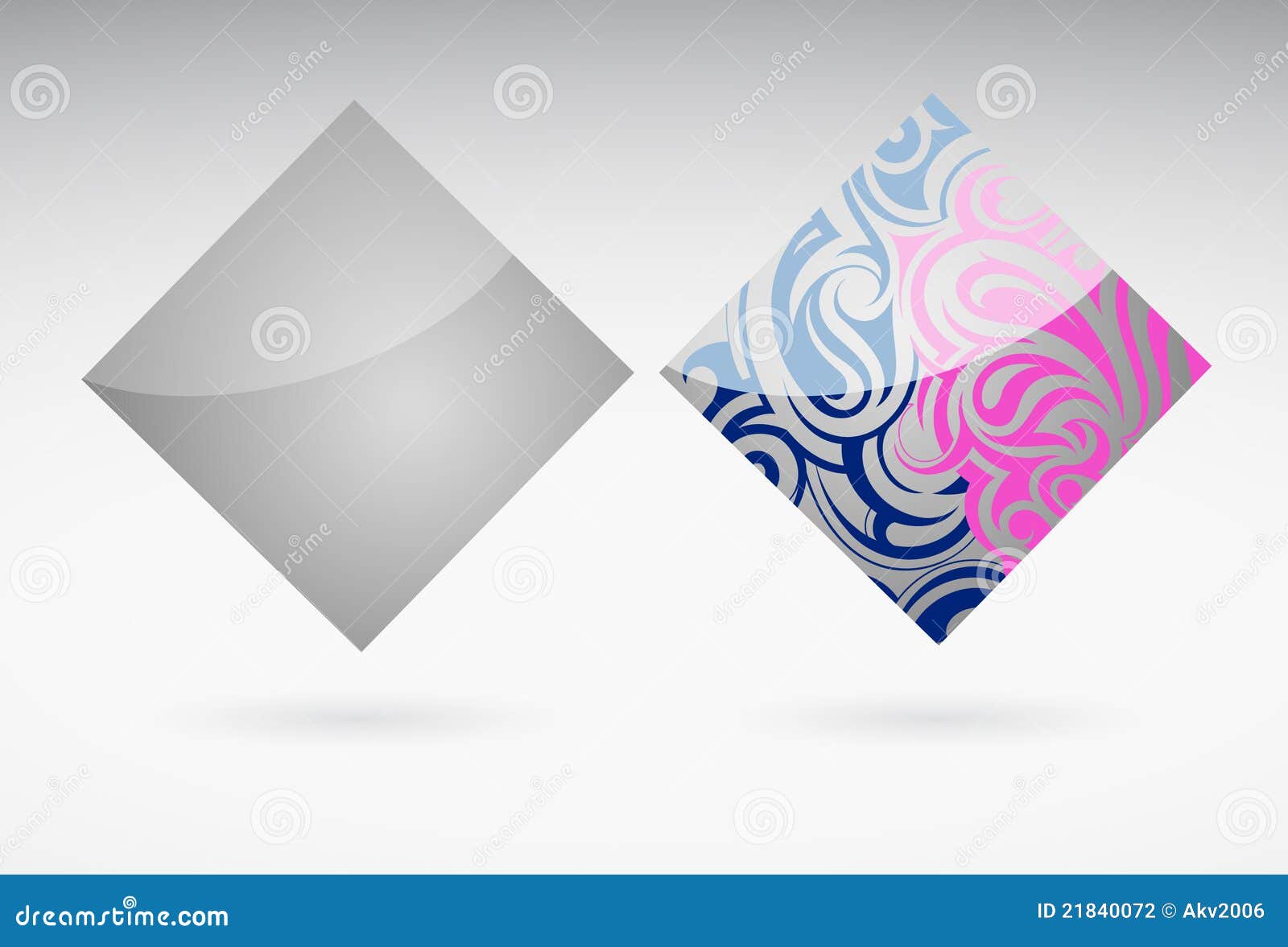 Artistic square stock vector. Illustration of swirls - 21840072