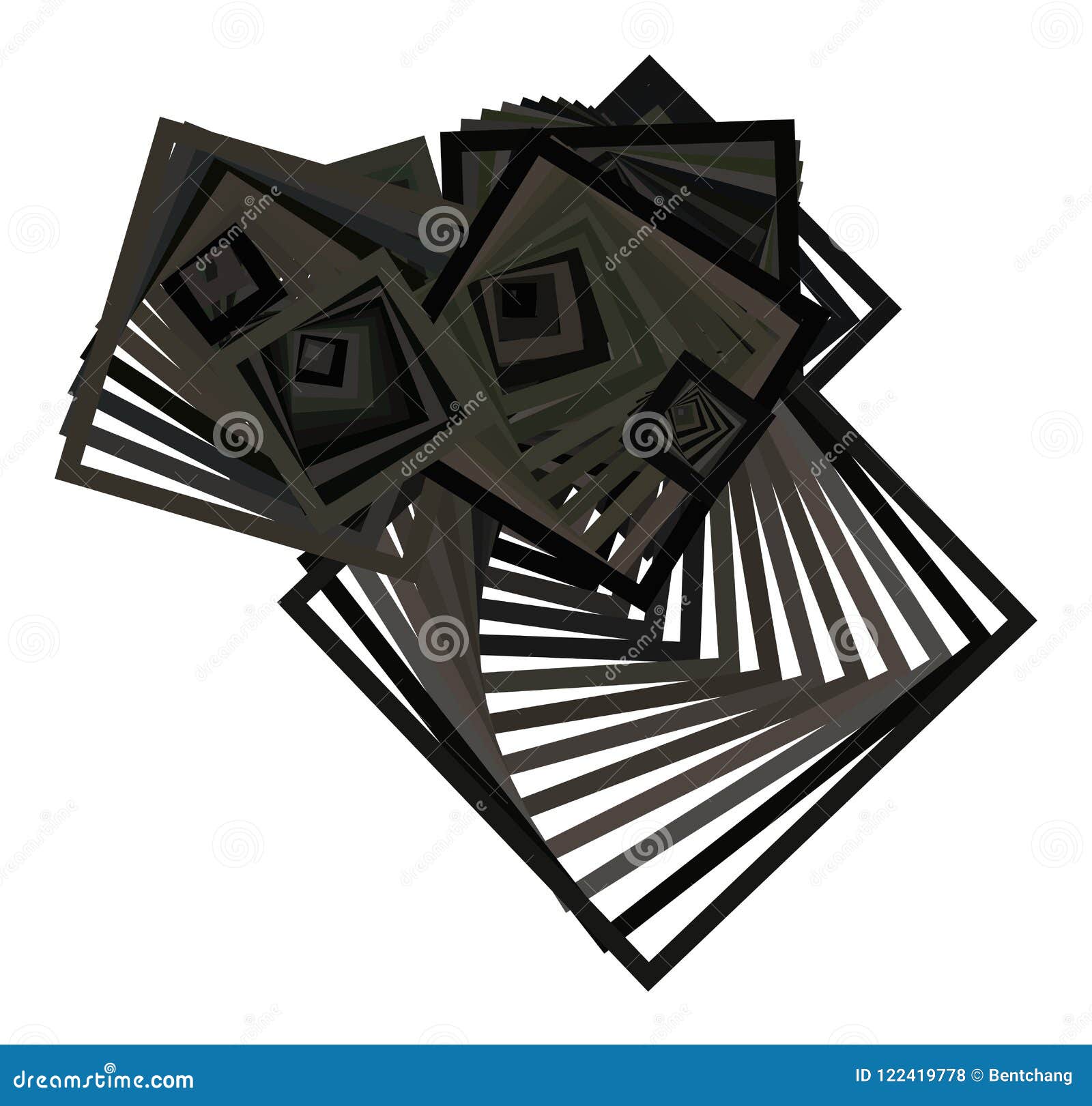 Artistic Square, Rectangle Background Pattern Abstract. Texture, Drawing, Color & Illustration ...