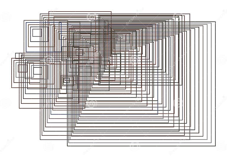 Artistic Square, Rectangle Background Pattern Abstract. Surface, Digital, Shape & Vector. Stock ...