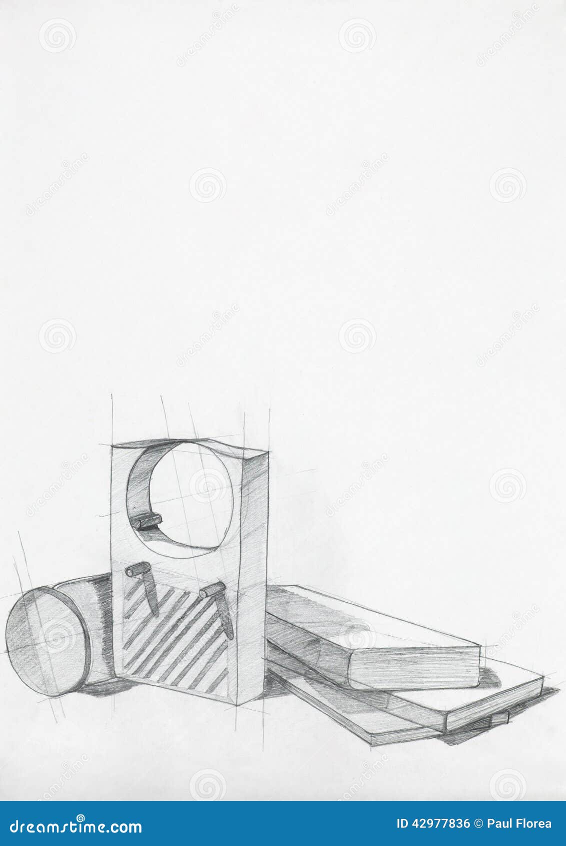 Artistic study of objects stock illustration. Illustration of empty ...