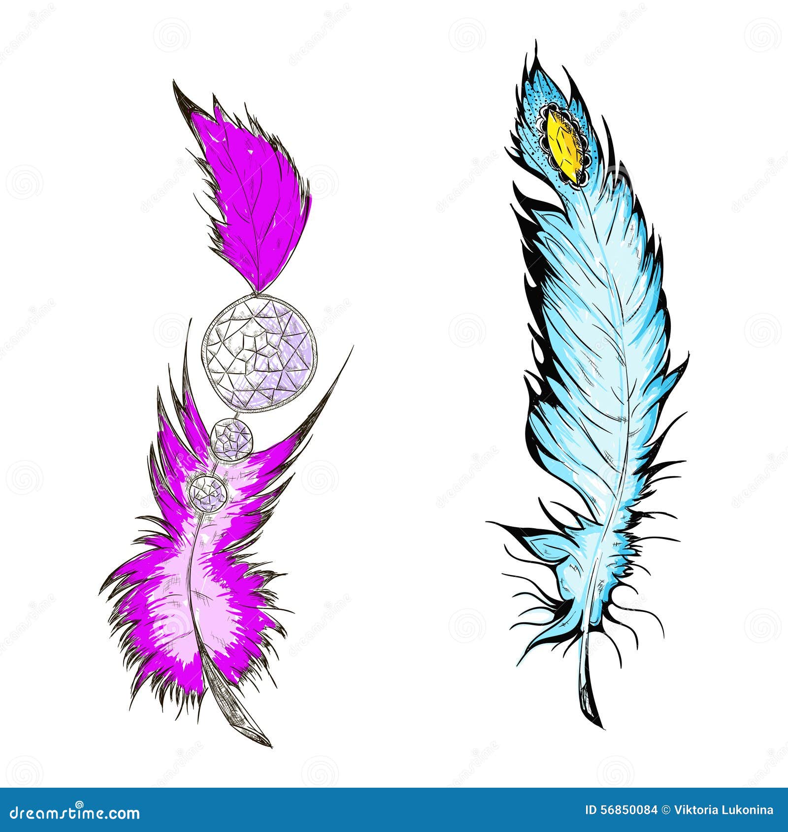 Artistic stylized pen stock vector. Illustration of collection - 56850084