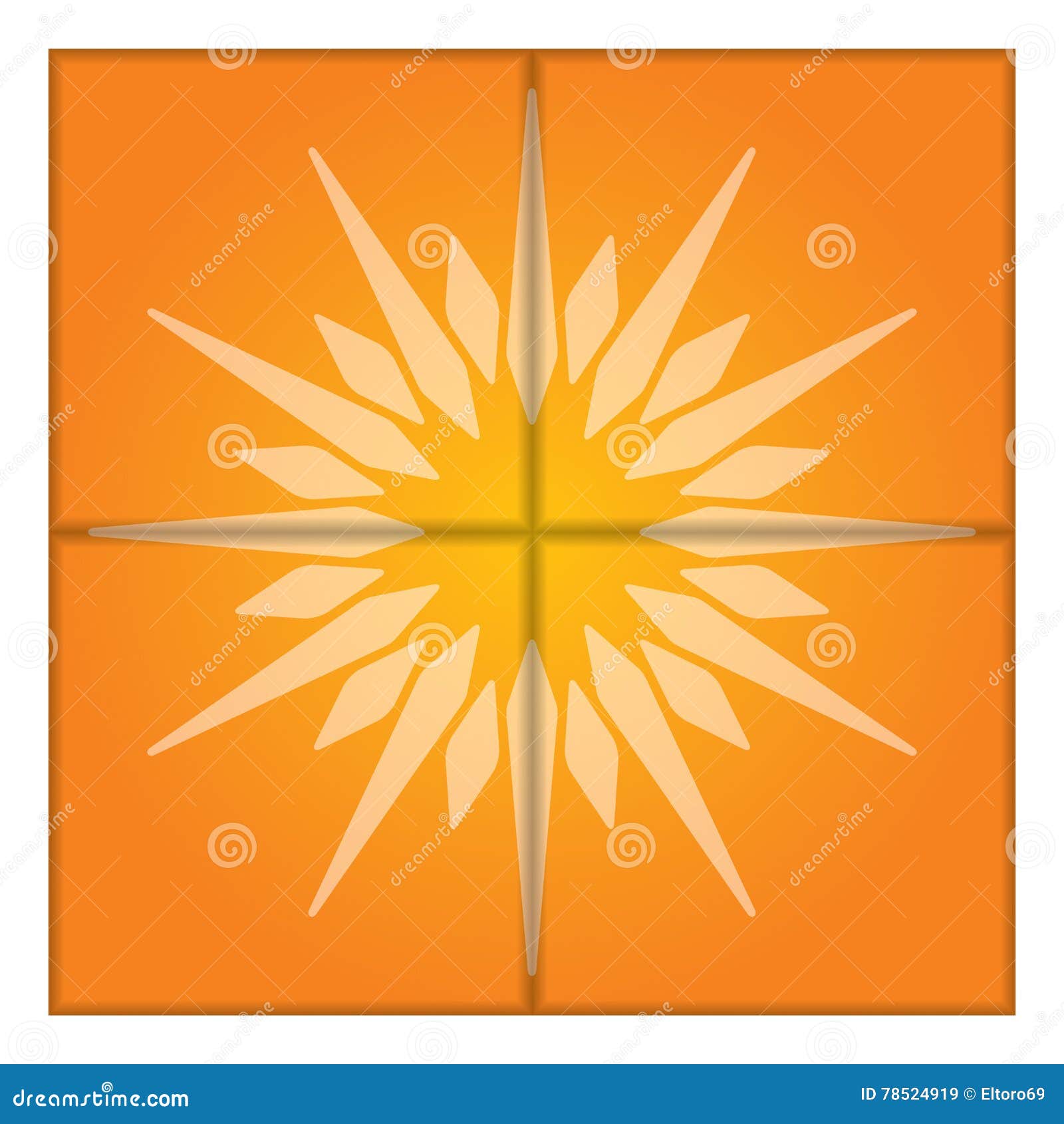 Artistic Sun. Vector Illustration. Stock Vector - Illustration of ...