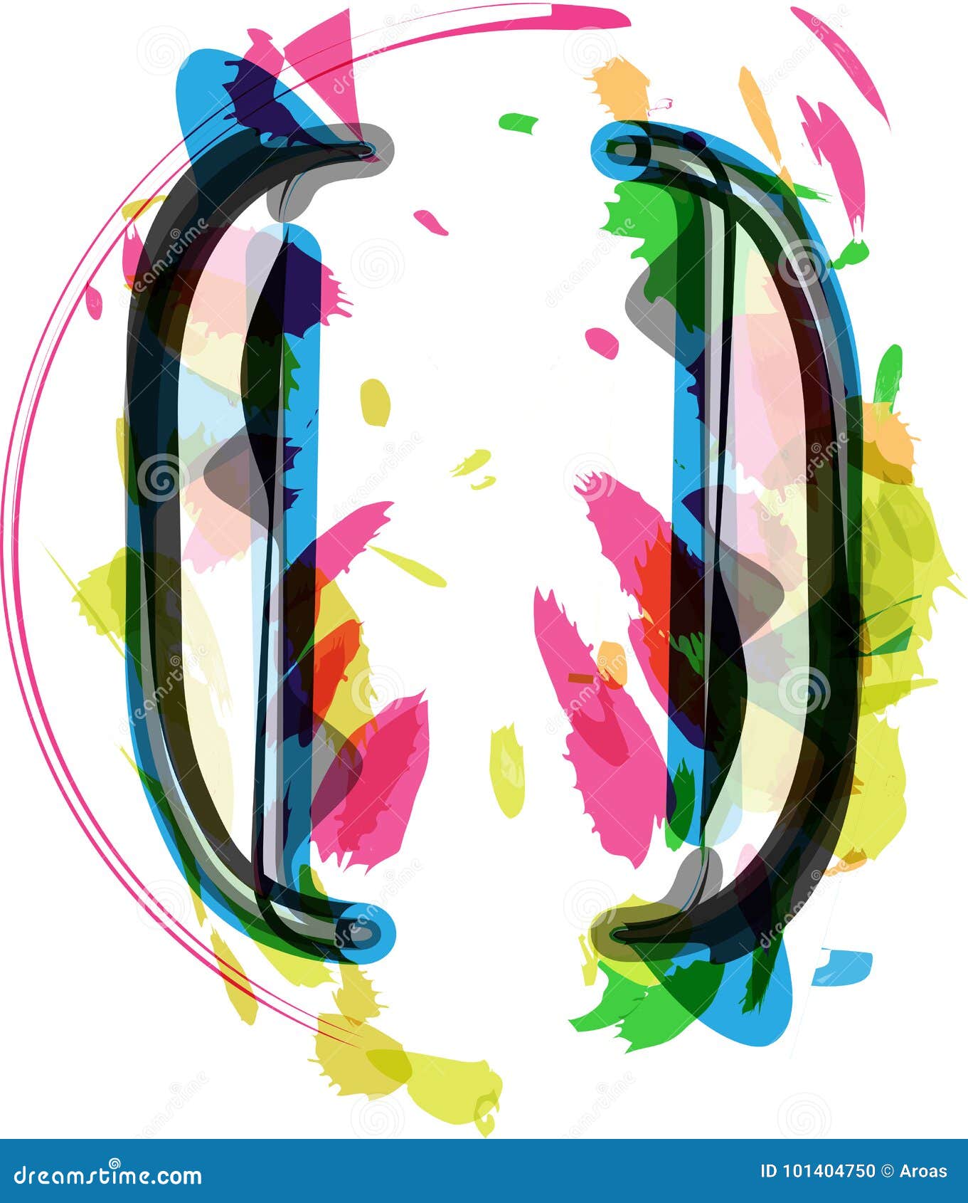 Artistic Symbol stock vector. Illustration of color - 101404750