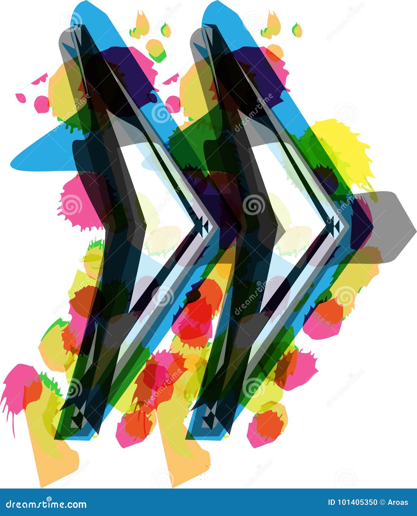 Artistic Symbol stock vector. Illustration of mark, calligraphy - 101405350