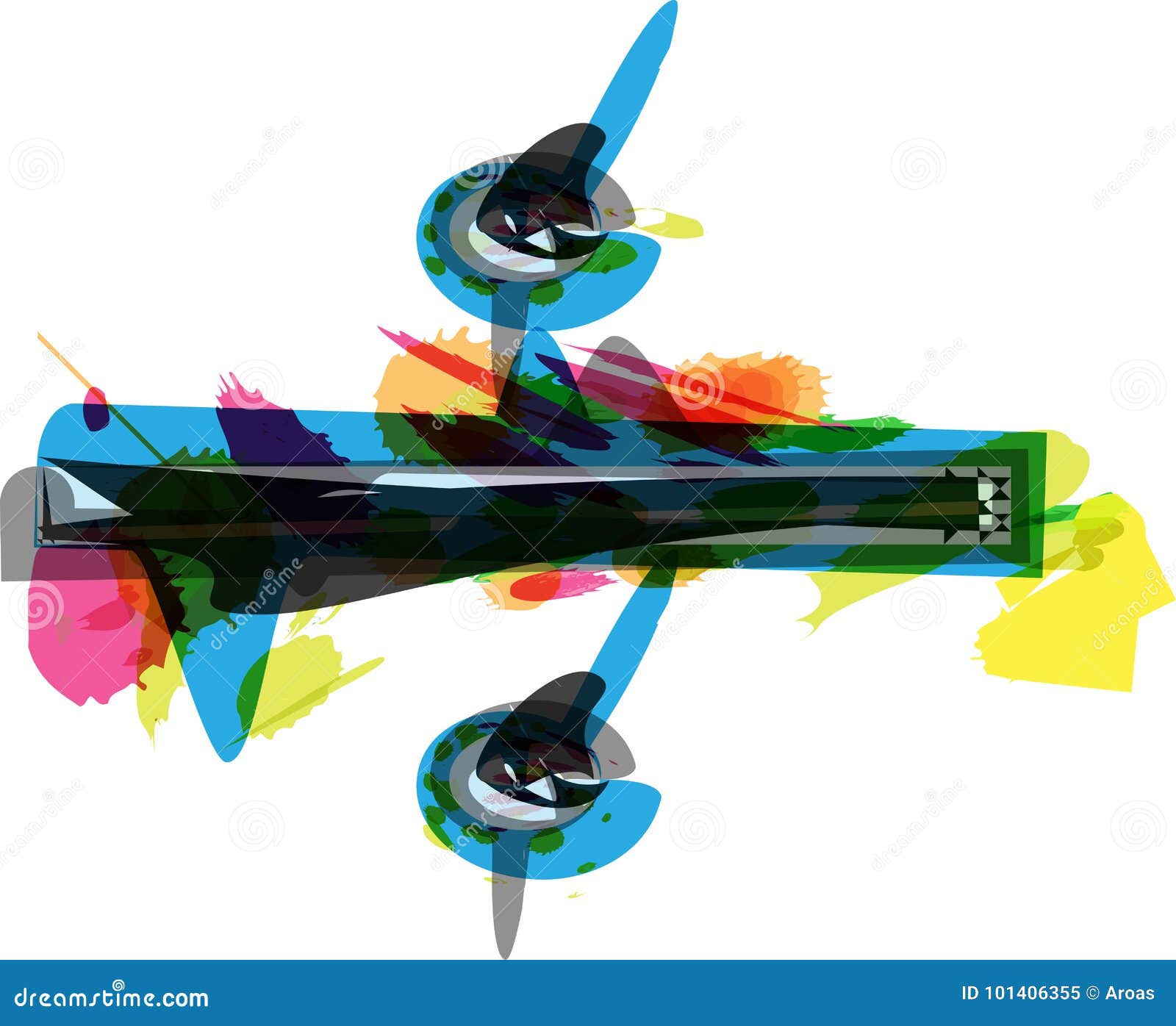 Artistic Symbol stock vector. Illustration of drawn - 101406355