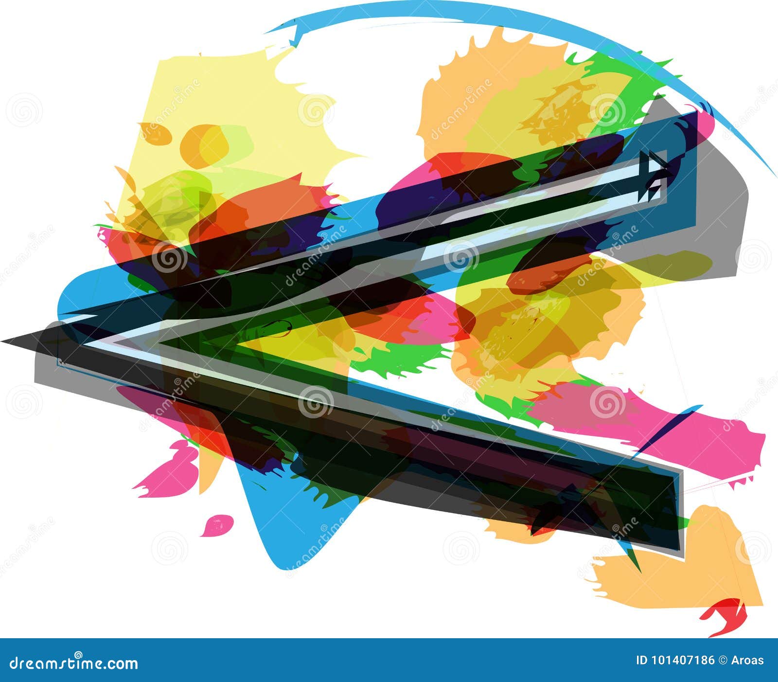 Artistic Symbol stock vector. Illustration of mark, artwork - 101407186