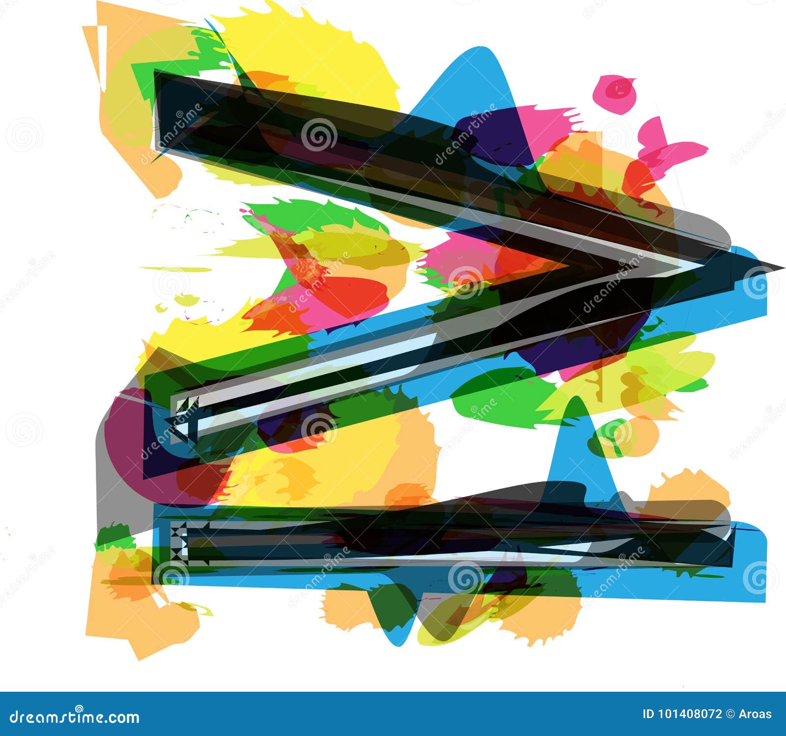 Artistic Symbol stock vector. Illustration of design - 101408072