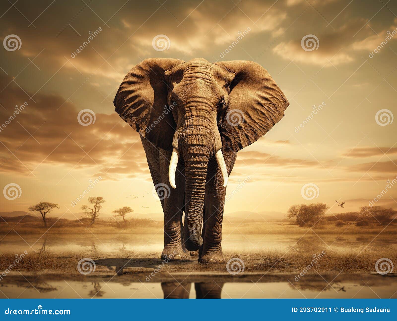 Ai Generated Illustration Wildlife Concept of Artistic Symmetrical ...