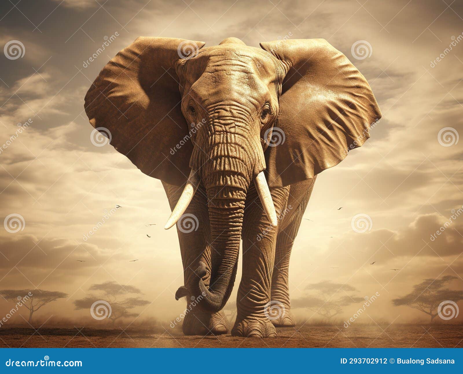 Ai Generated Illustration Wildlife Concept of Artistic Symmetrical ...