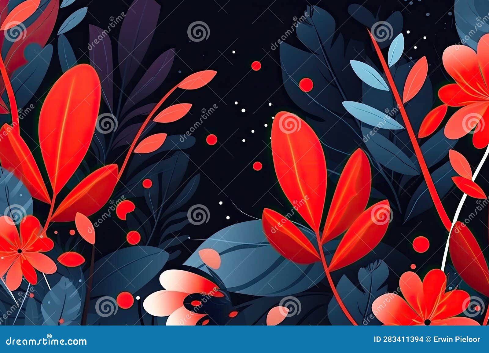 Artistic and Unique Leaf Pattern Design for Your Project Stock ...