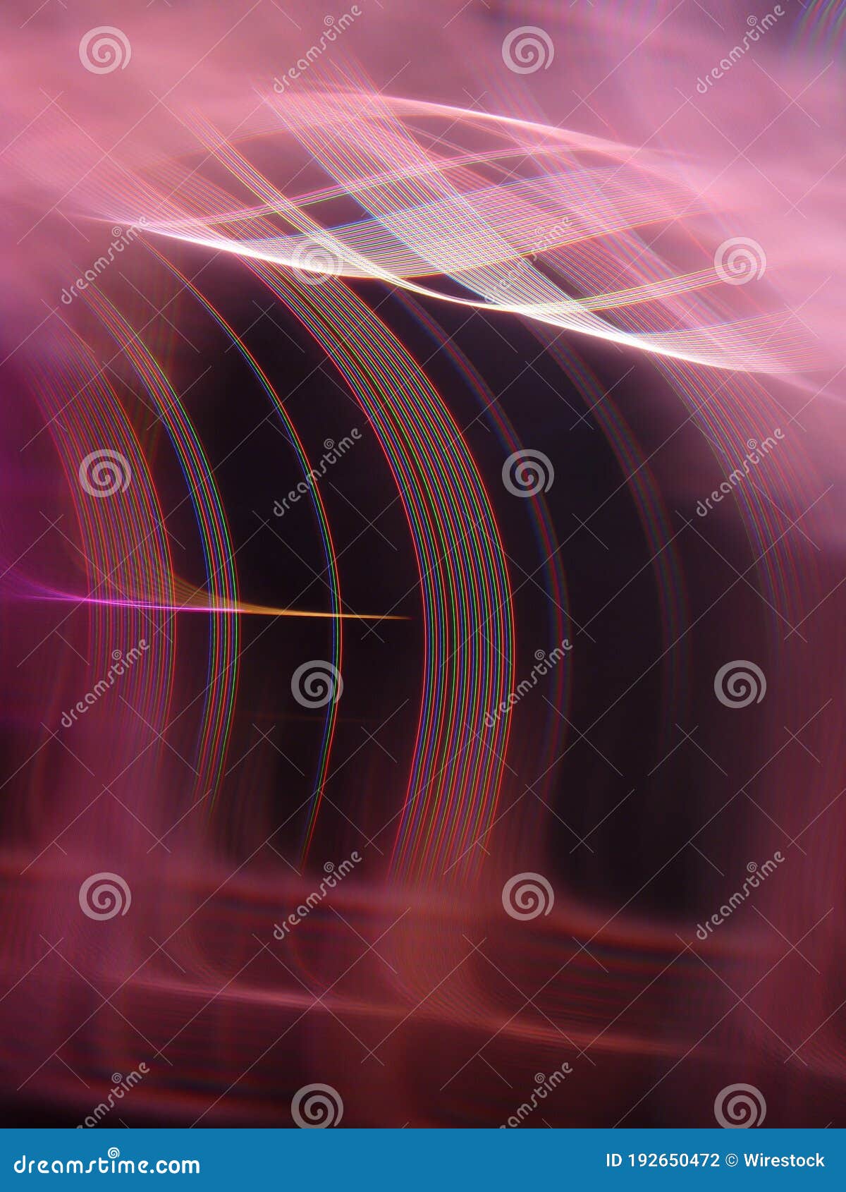 Artistic Vertical Illustration of Layered Lines Creating a Virtual ...