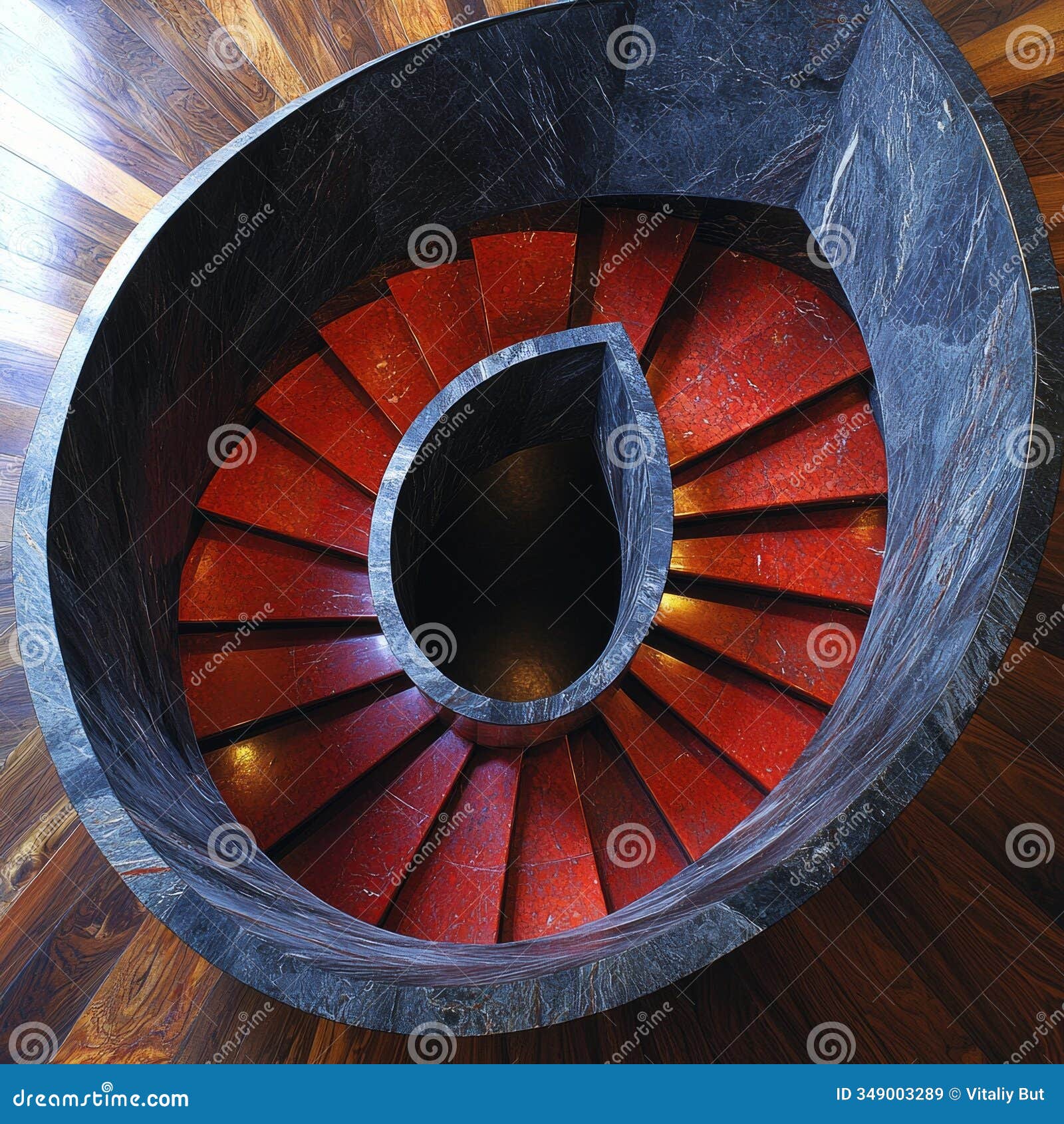 Artistic View Spiral Staircase Seen Reveals Intricate Designs and ...