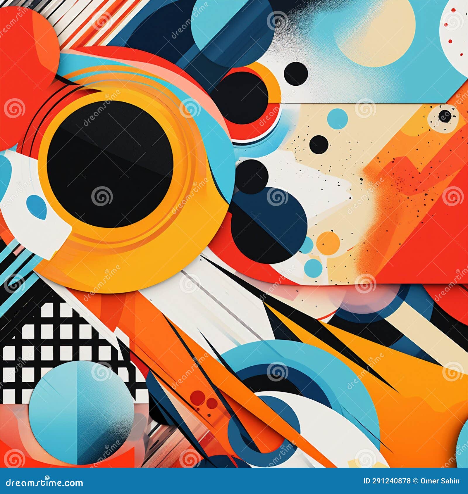 Artistic Vision: Abstract Moodboard Exploration Stock Illustration ...