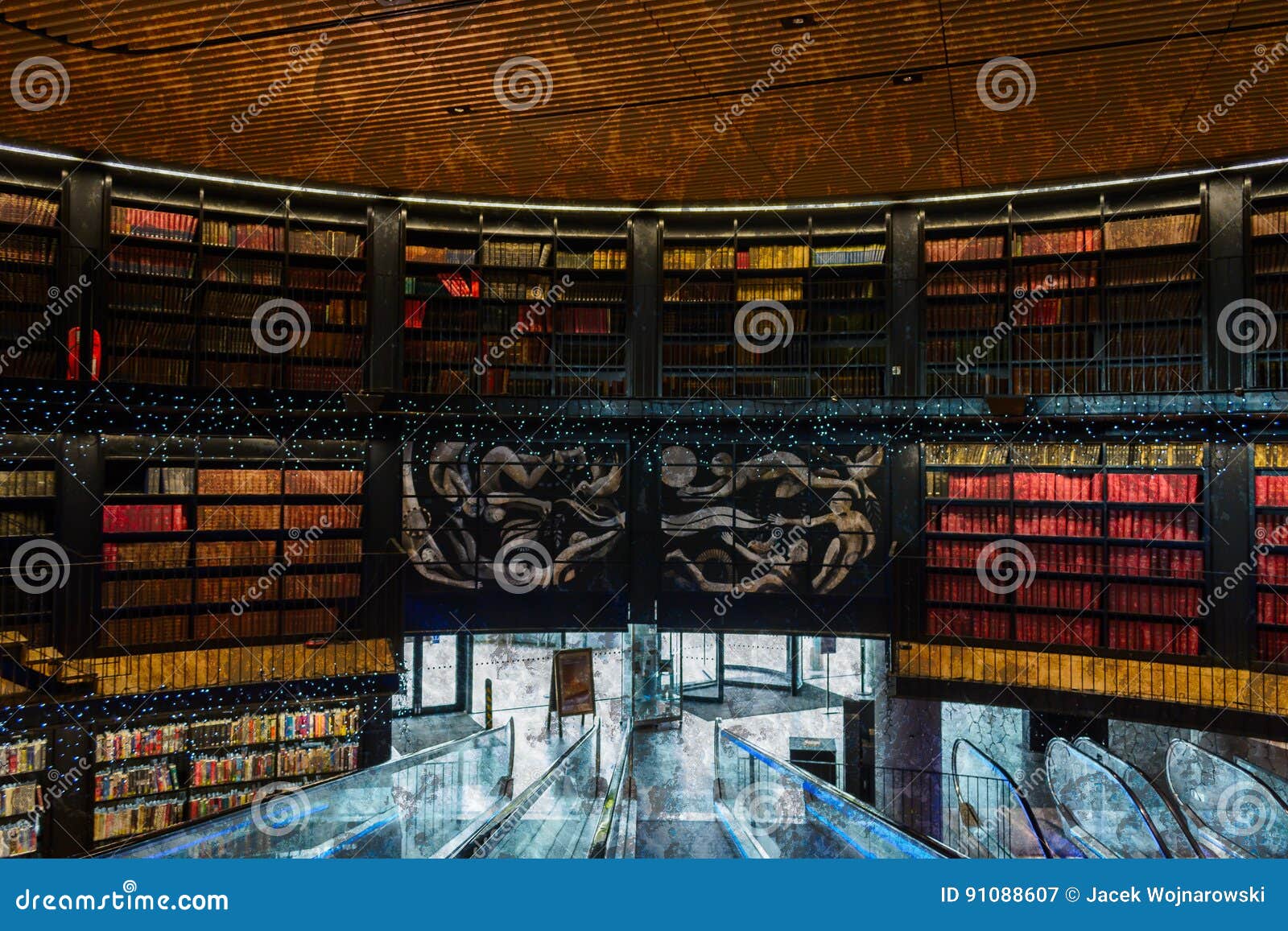 Artistic Vision of Modern Library Blended Stone Texture Stock Image ...