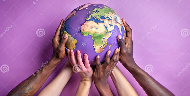 Unity in Diversity Hands Together Supporting the Beautiful Earth we ...