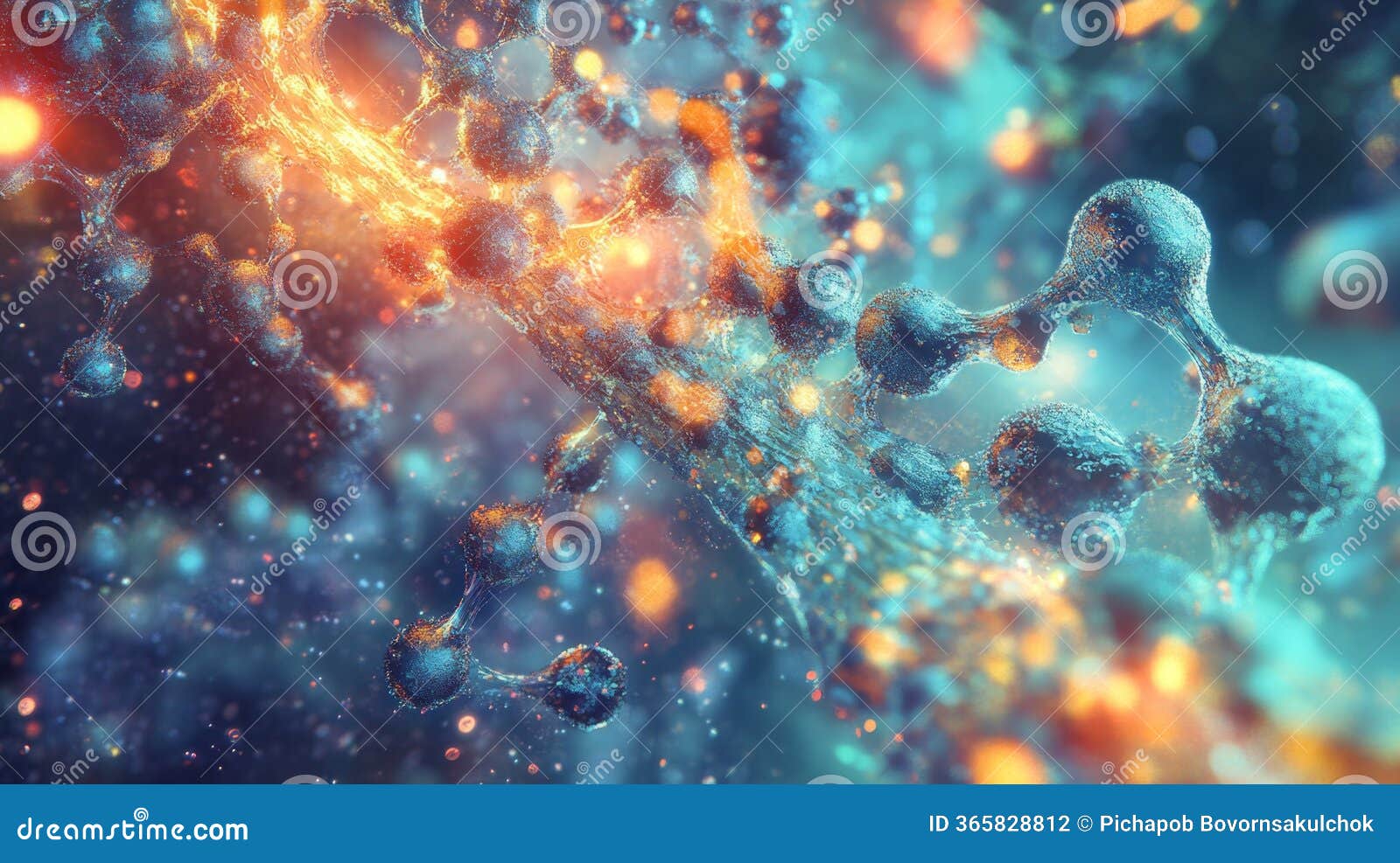 Artistic Visualization Of Methionine Amino Acid Molecular Structure ...