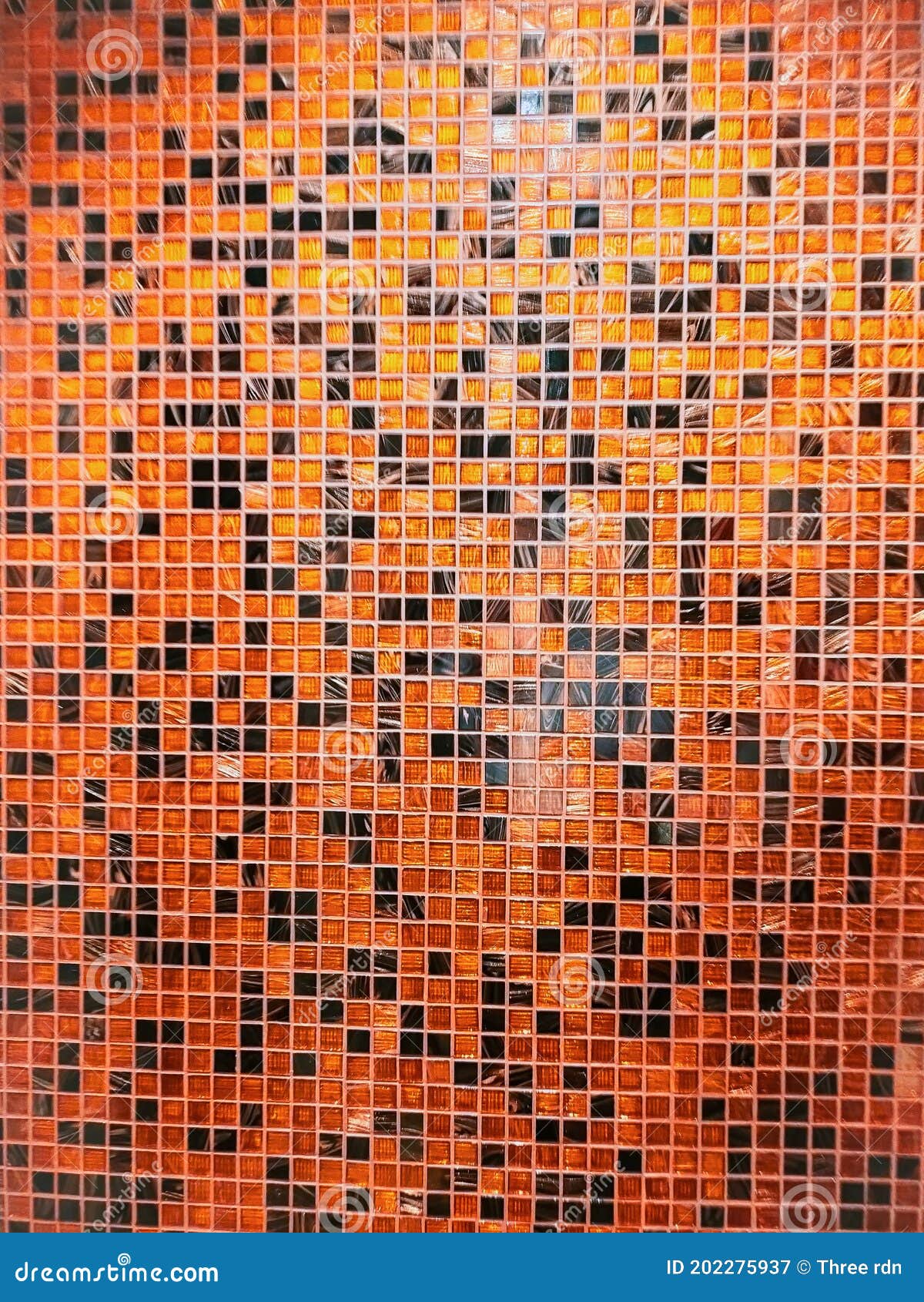 Artistic Wall Mozaic stock image. Image of small, number - 202275937